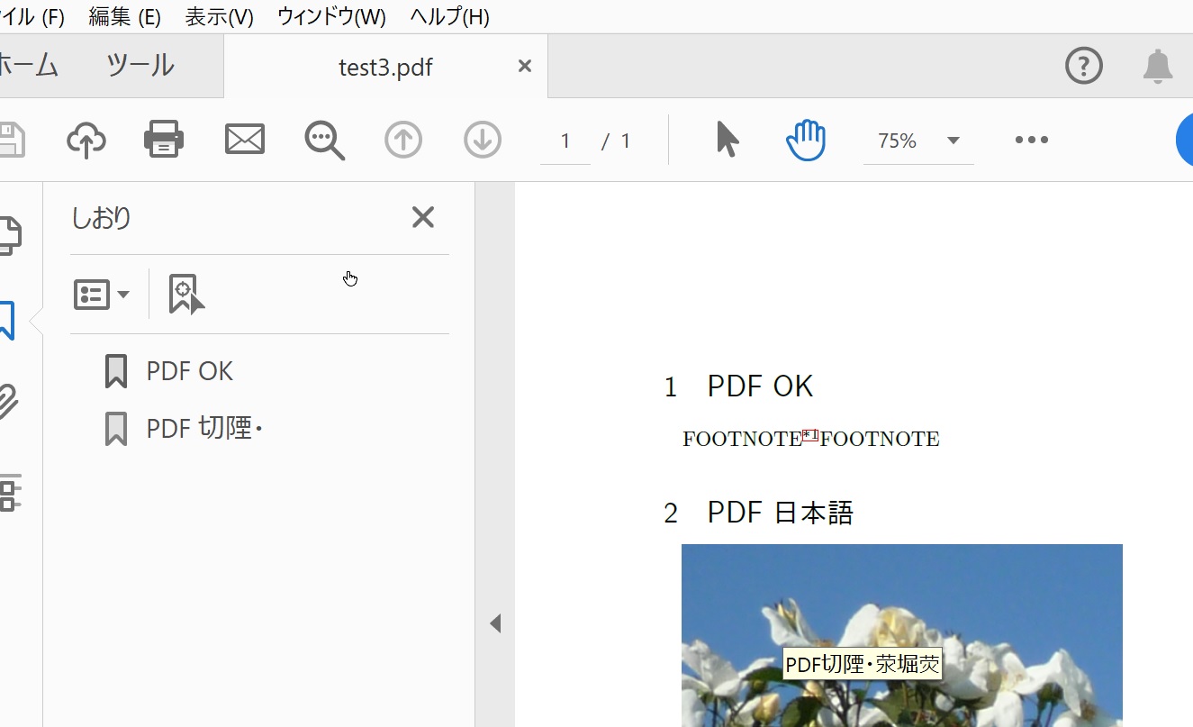 QA: pdfcomment を使った状態で日本語 section でエラー | TeX